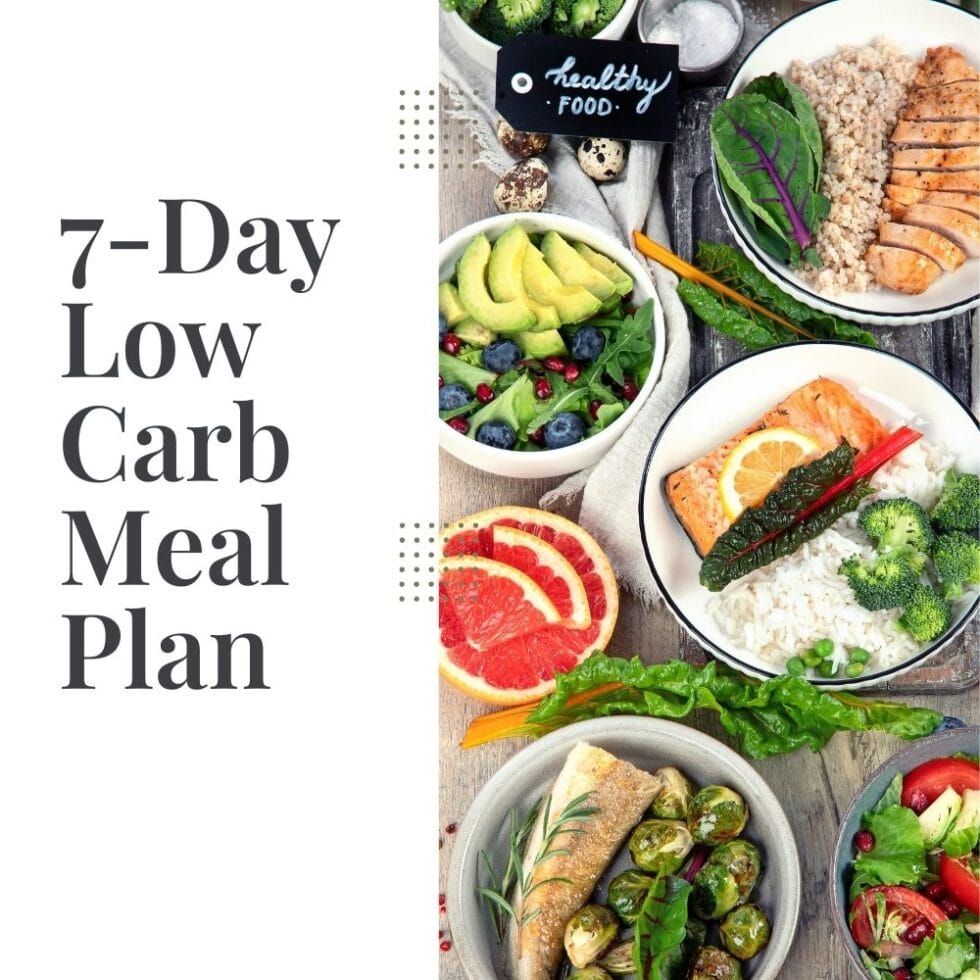 Low Carb Meal Plan: 7 & 14 Day Plans, Shopping List & Meal-Prep Tips ...